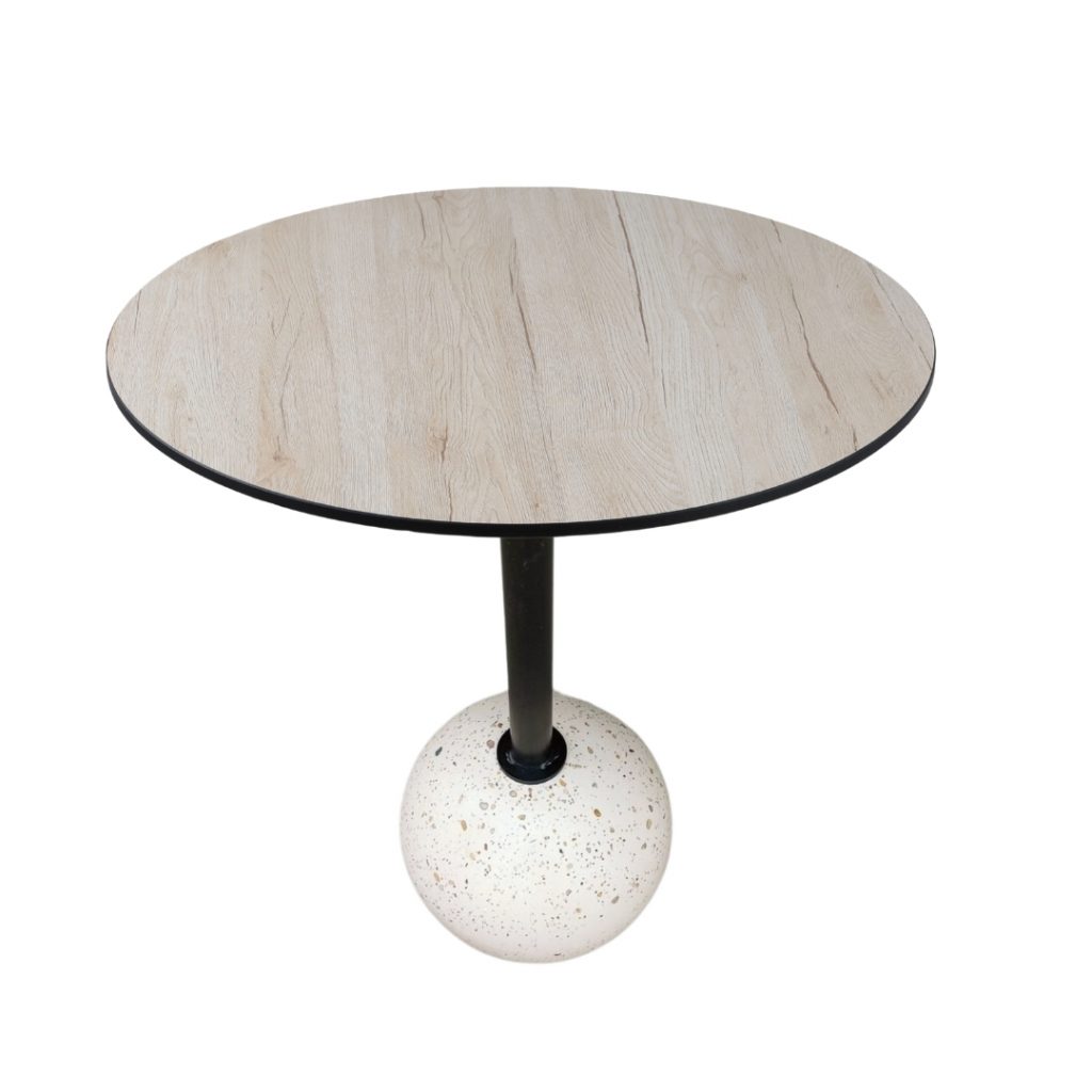 TBS-N-003 Egg Shape Terrazzo Ground Table Base – Lifepursue