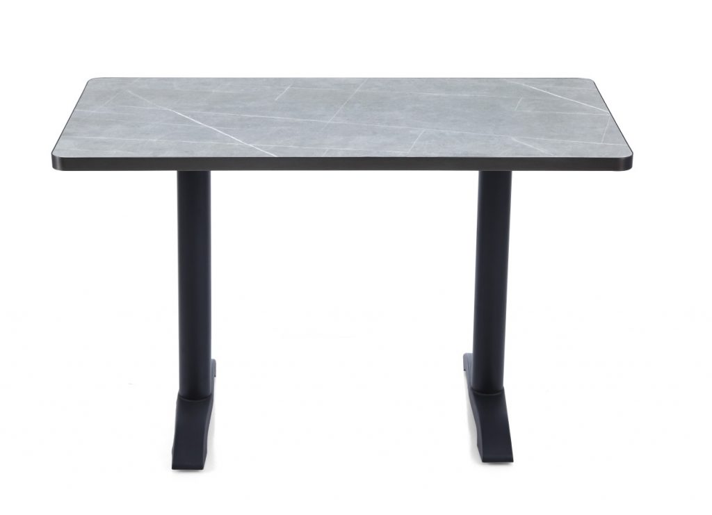 Shadow Grey Ceramic Double Table – Lifepursue